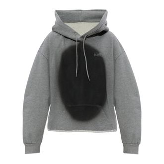 Maison Margiela Spray Hoodie - - Sweatshirts & Hoodies - Damen - Grau - S