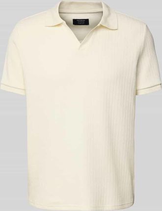 Mc Neal Regular Fit Poloshirt mit V-Ausschnitt