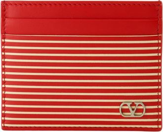 Valentino Garavani Homme, Accessoires, Rouge, Taille: ONE Size Vlogo Cardholder