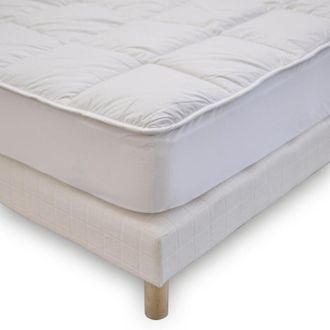 Bleu Calin Bleu Calin - Surmatelas Sentation Duvet - Confort Moelleux - Enveloppe 100% coton - 140x190 cm