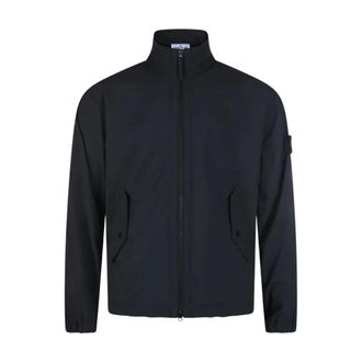 Stone Island Veste Soft Shell-R L&eacute;g&egrave;re - Homme - Vestes - Noir - Taille: M