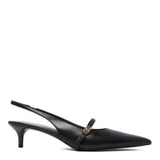 Tory Burch Spitz zulaufender Slingback-Pumps - - Shoes - Damen - Schwarzk - 36 EU