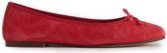 Geox Ballerines avec noeud en cuir su&eacute;d&eacute;