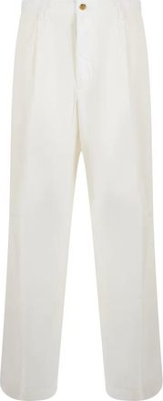 Polo Ralph Lauren Femme, Pantalons, Blanc, Taille: 40 FR Pantalon Pliss&eacute;