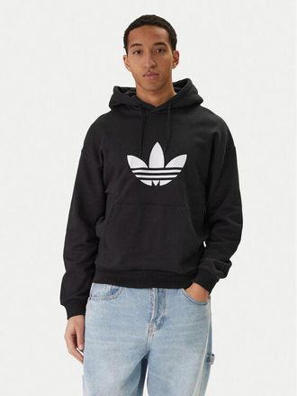 adidas Sweatshirt adicolor Trefoil KE0877 Schwarz Loose Fit