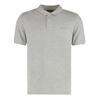 Woolrich Piqu&eacute;-Polohemd aus Baumwolle - - Tops - Herren - Grau - S