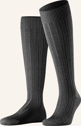 Falke Kniestrümpfe Teppich Im Schuh Aus Merinowolle schwarz