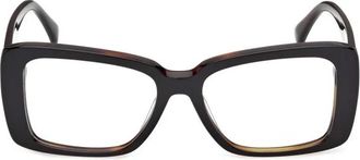 Max Mara Monture optique &agrave; clip - Femme - Accessoires - Brun - Taille: 53 MM