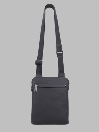 HUGO BOSS Logo-Print Polyester Shoulder Bag - Blue