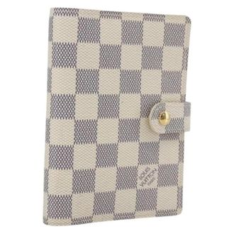 Louis Vuitton Portefeuille Home-Office en Toile Pre-owned - Femme - Pre-owned - Blanc - Taille: ONE Size