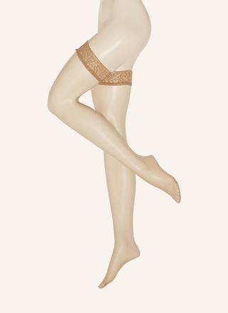 Falke Fein-Kniestr&uuml;mpfe Shelina beige