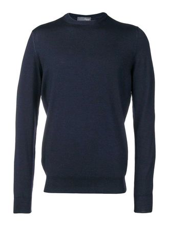 Drumohr Pull Col Rond - Bleu