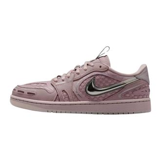 Nike Jordan The Method of Make Basketball-Sneaker aus Metallic-Leder- Low Top - - Sport - Damen - Rosa - 38 EU