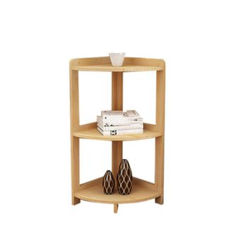 Generic 3-5-stufiges Eck-B&uuml;cherregal, Aufbewahrungs- und Pr&auml;sentationsregal, freistehendes offenes B&uuml;cherregal, geeignet for Wohnzimmer, Schlafzimmer und Arbe