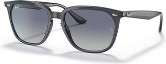 Ray-Ban Rb4362 Sonnenbrillen Grau Fassung Blau Glas 55-18
