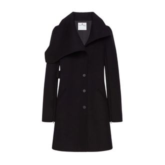 Courr&egrave;ges Single-Breasted Coats - - Coats - Damen - Schwarzk - M