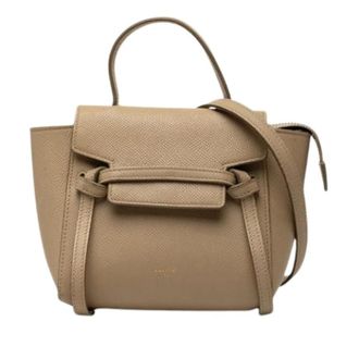 Celine Pre-owned Belt Bag Pico Leather 2-way Bag - Femme - Pre-owned - Beige - Taille: ONE Size