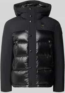 Blauer Steppjacke mit Rei&szlig;verschlusstaschen Modell BROOK
