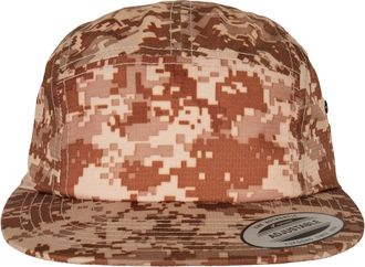 Flexfit Yupoong Unisex Digital Camo Jockey Cap, beige, one Size