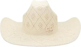 Ruslan Baginskiy Chapeau de cowboy - Femme - Accessoires - Beige - Taille: M