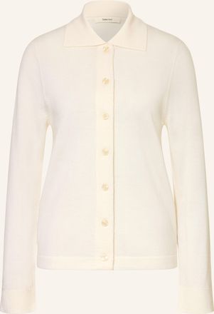 Selected Strickjacke weiss