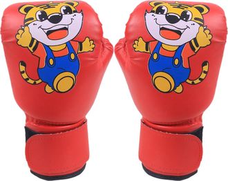 Generic Sparringhandschuhe F&uuml;r Kinder - Atmungsaktive PU-Lederhandschuhe, Trainingshandschuhe Mit Cartoon-Muster, Langlebige Schutzausr&uuml;stung | Boxsack F&uuml;r Ki