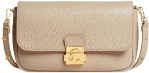 Coccinelle Cuir sac &agrave; &eacute;paule bandouli&egrave;re sac daccessoires C-Me Lock Mini Bag Sandshell beige
