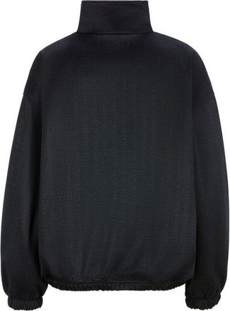 HUGO BOSS Outdoorjacke Dicole mit tonalem Jaquard Monogramm