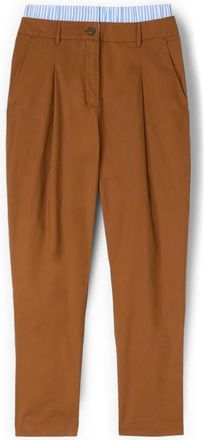 Motivi Femme, Pantalons, Brun, Taille: 40 FR Pantalon Carotte