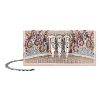 Philipp Plein Femme, Sacs, Beige, Taille: ONE Size Sac Baguette Orn&eacute; Aigle