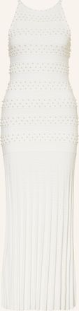 Sandro Sandro Strickkleid Mit Schmuckperlen weiss