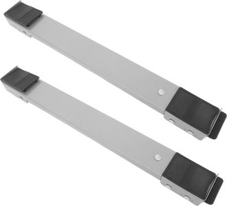 Soimiss Verstellbares Untergestell für Waschmaschine Trockner Kühlschrank Höhenverstellbarer Rutschfester Möbelroller Mobiles Sockelgestell für Schwere Hausha