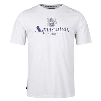 Aquascutum Active T-Shirt f&uuml;r Herren (Wei&szlig;)