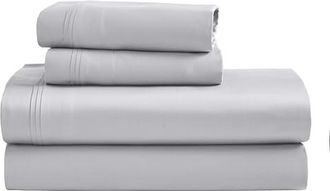 Superior Bettlaken aus 100% ägyptischer Baumwolle, luxuriöses Bettwäsche-Set mit Fadenzahl 1500, Satin-Gewebe, weiche langstapelige Baumwolle, elastisches Span