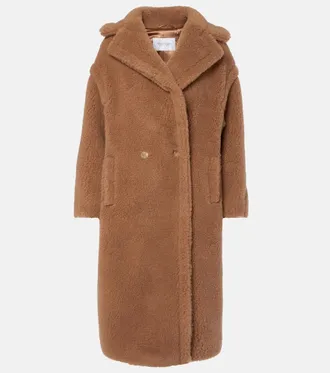 Max Mara Manteau en laine et soie