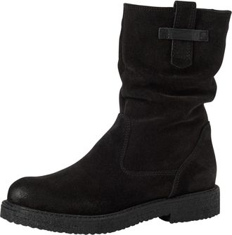 Tamaris Damen Stiefel Leder schwarz 36