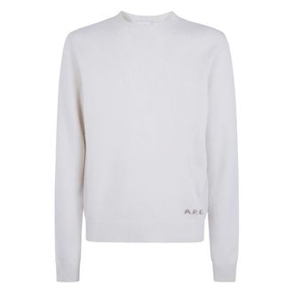 A.P.C. A.p.c., Herren, Strickwaren, Wei&szlig;, XLGr&ouml;&szlig;e
