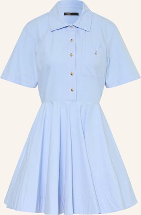 Maje Hemdblusenkleid blau