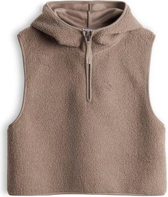 OPUS Cape Akapu cape aus flauschigem Teddyfell Cape im Boxy Fit mit Stehkragen und Kapuze