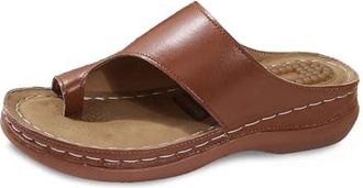 Generic Pantoufles d&eacute;t&eacute; pour femme avec tige dorteil, parfaites pour la plage et les sorties d&eacute;contract&eacute;es avec semelle int&eacute;rieure de massage confortable &agrave; po