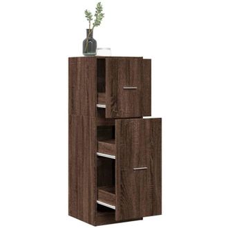 vidaXL Armoire apothicaire ch&ecirc;ne marron 40x41x118 cm bois ding&eacute;nierie - Vidaxl