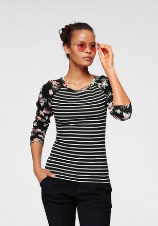 Kangaroos Langarmshirt Langarm, sehr figurbetont, aus Baumwolle