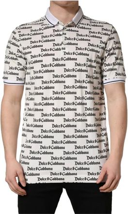Dolce & Gabbana Homme, Tops, Multicolore, Taille: 2XL Polo &agrave; manches courtes