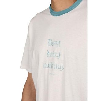 Represent T-shirt droit imprim&eacute; en coton m&eacute;lang&eacute;