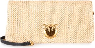 Pinko Pinko, Femme, Sacs, Beige, Taille: ONE Size Click Soft Horizontal Classic