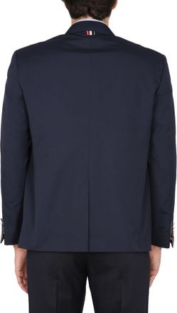 Thom Browne Single-Breasted Blazer - Blue