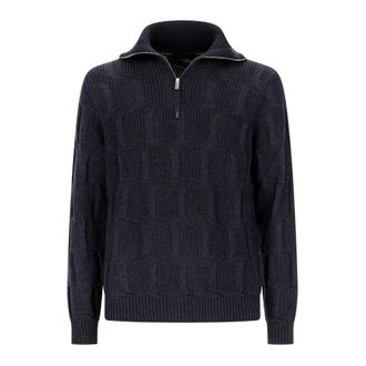 Zanone Wollpullover - - Sweatshirts & Hoodies - Herren - Blau - S