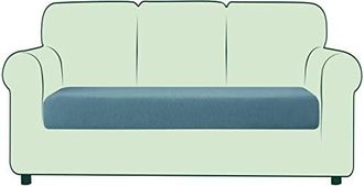 Chun Yi Stretch-Kissenbezug für Sofakissen, Jacquard, Sofakissen, Schonbezug für Möbel (3-Sitzer, Himmelblau)
