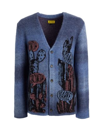 Market GROWTH MARKET JACQUARD CARDIGAN
