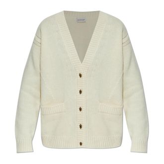 Moncler Wollcardigan mit Taschen - - Knitwear - Damen - Beige - S